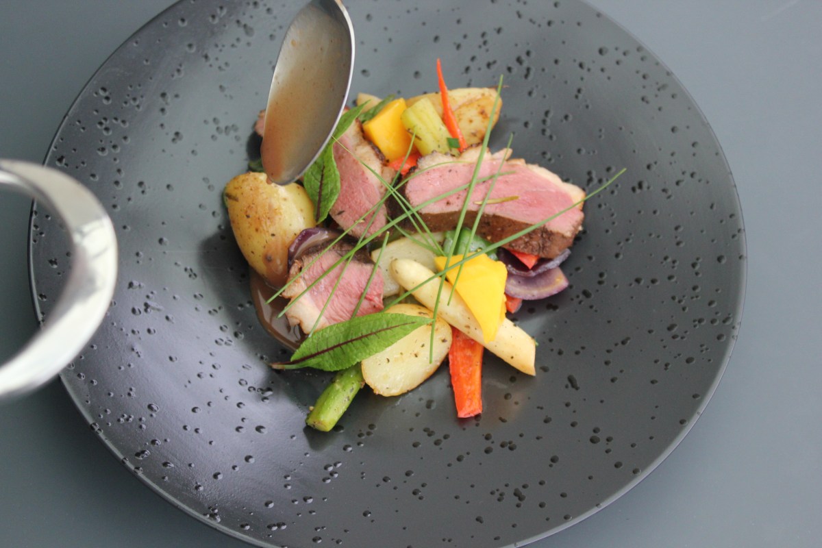Eendenfilet, asperges,…, krielaardappelen, – My Hobby Cook Experience